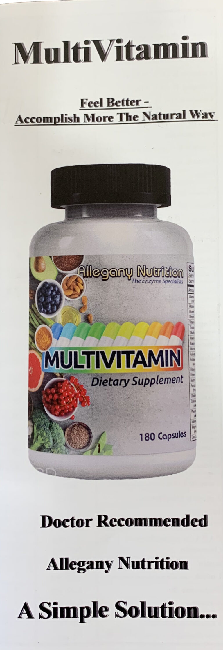 Cardio Support Brochures – Allegany Nutrition